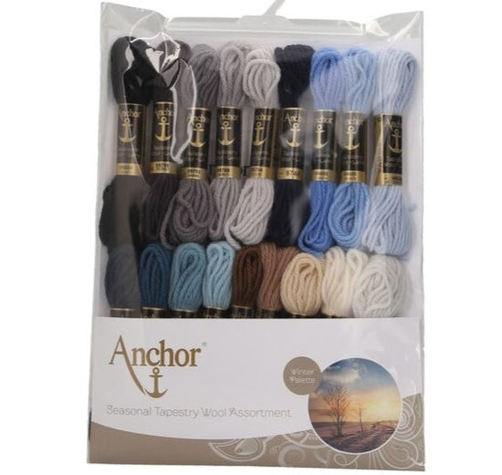 Anchor Tapestry Wool Assortment Pack - Winter – Tapestry Kits UK