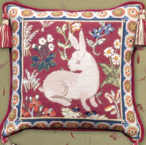 Medieval Rabbit Tapestry Kit, Needlepoint Kit - Glorafilia – Tapestry ...